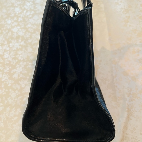 Coach | Bags | Coach Crosby Black Hair Calf Handbag Crossbody Satchel ...
